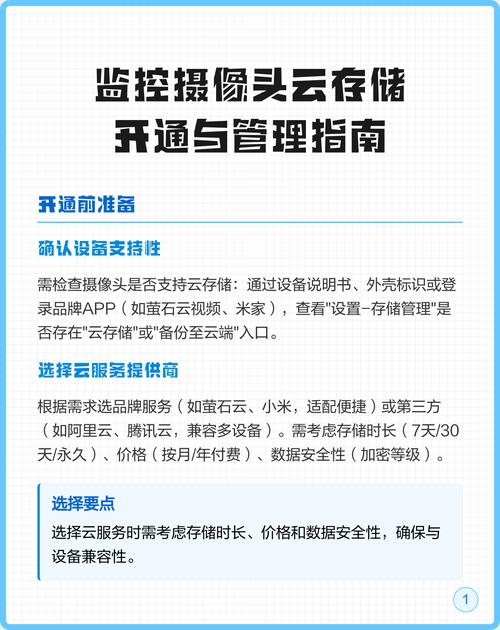 摄像头怎么开通云存储服务截图
