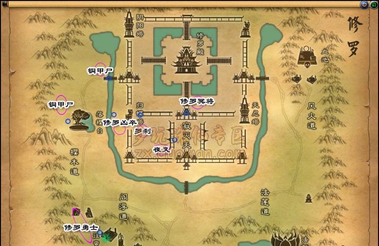 诛仙150挂机点截图