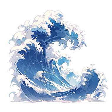 ()的浪花图标