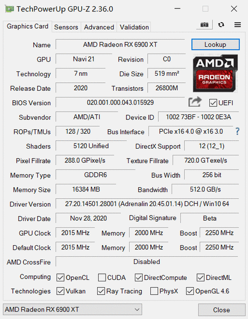 rx6900显卡什么水平截图