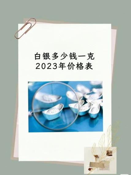 1克银子多少人民币