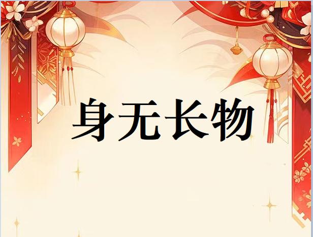身无长物的主人公是谁图标