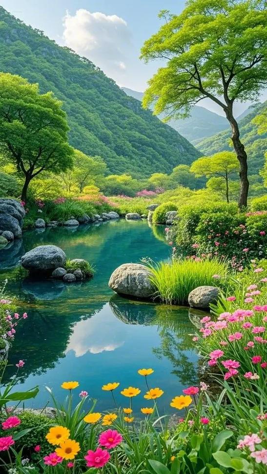 美丽山水风景图片大全图标