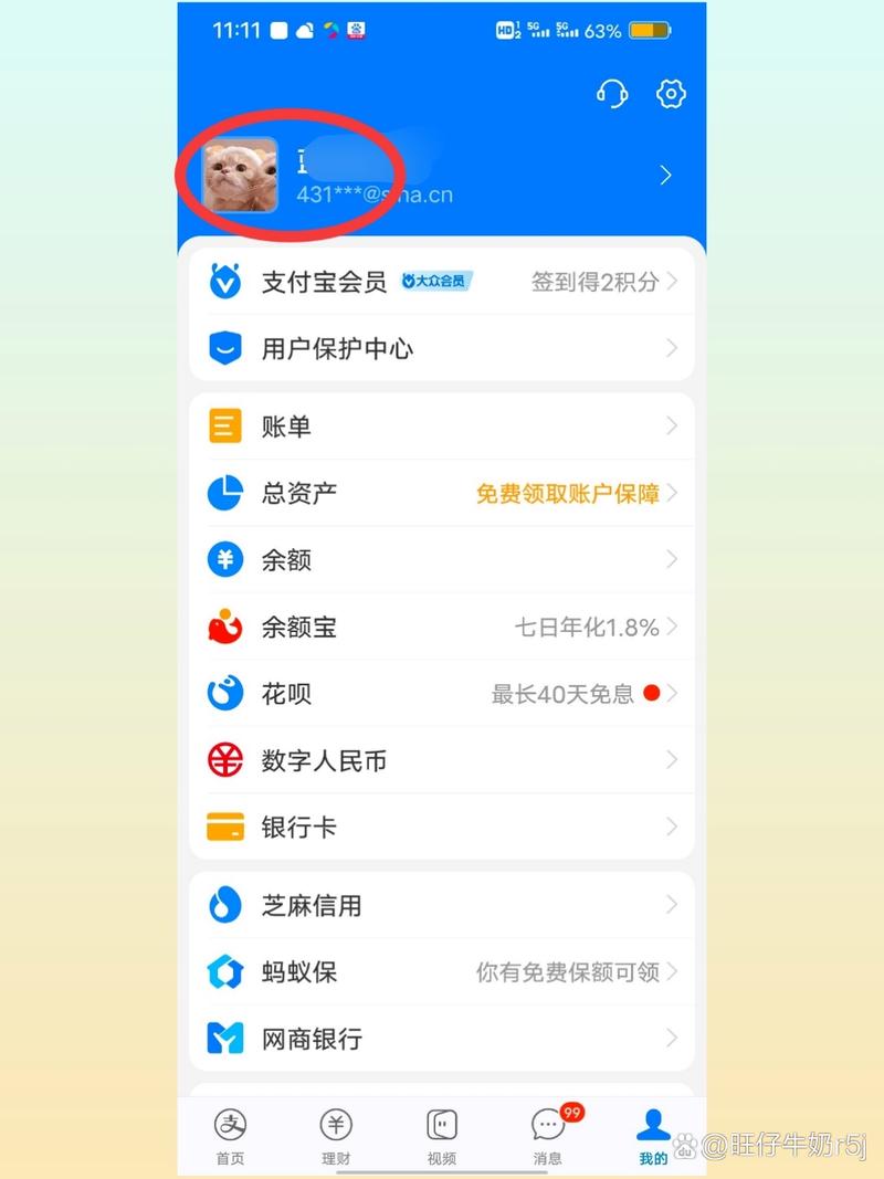 支付宝隐藏账号教程图标