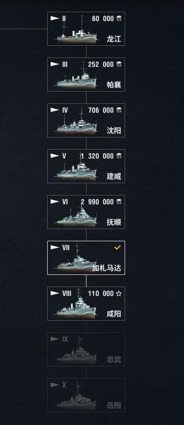 战舰世界舰船代号大全游戏截图