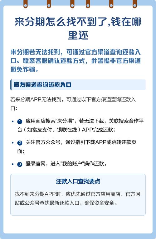 来分期还不起了怎么办截图