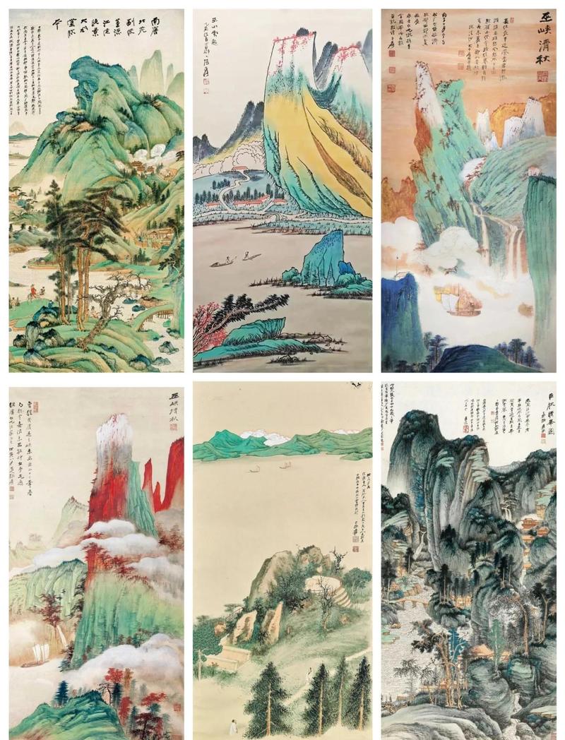 张大千的主要作品截图
