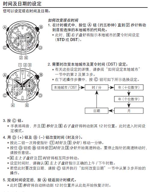 卡西欧电子表调时间图标