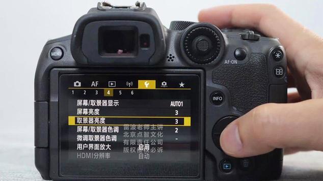 佳能相机取景器黑屏