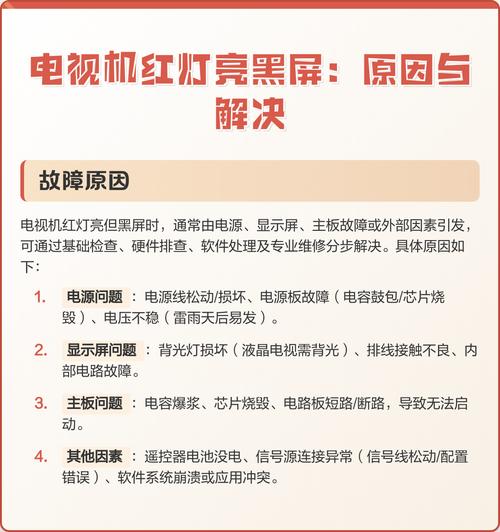 电视机总是闪退是什么原因图标