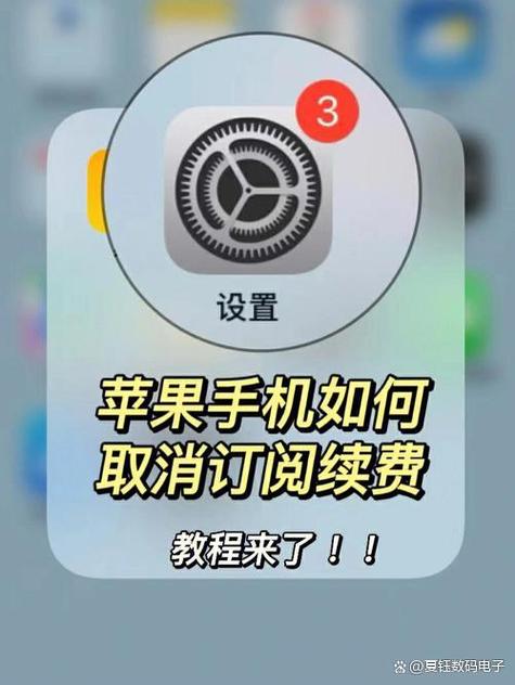 apple取消订阅图标