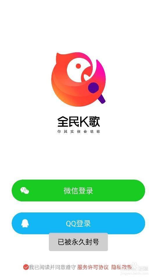 全民k歌实名认证不了图标