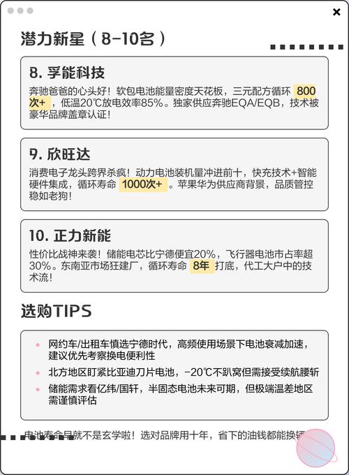 最耐用的电池排名截图
