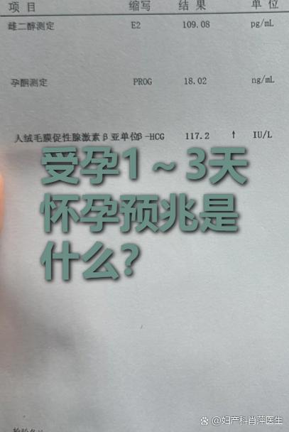 受孕1～3天怀孕预兆图标