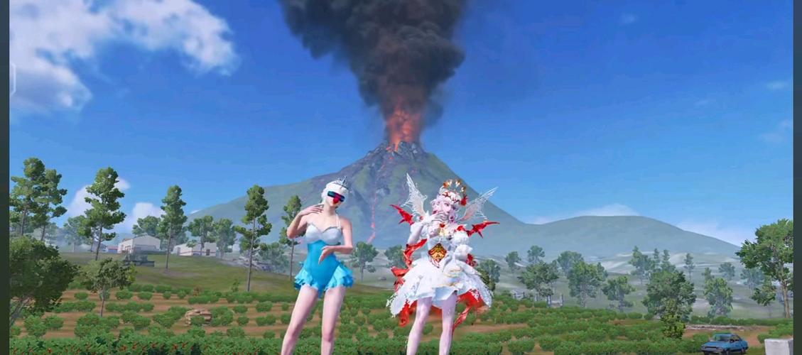 抖音火山版怎么直播和平精英图标