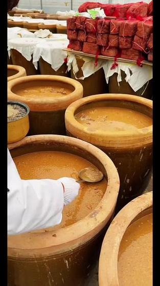 农家酱发酵完是什么样