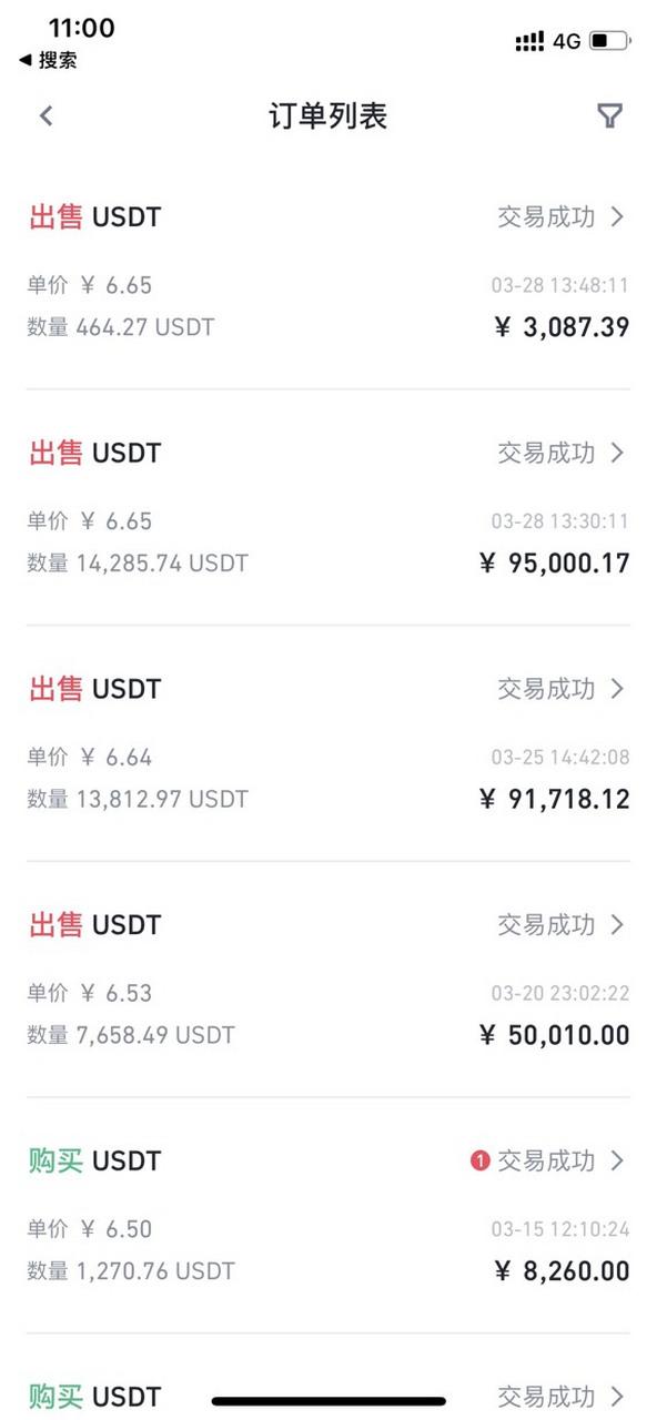 usdc价格截图
