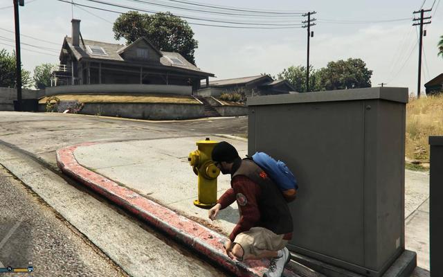 GTA5哪个键是蹲下图标