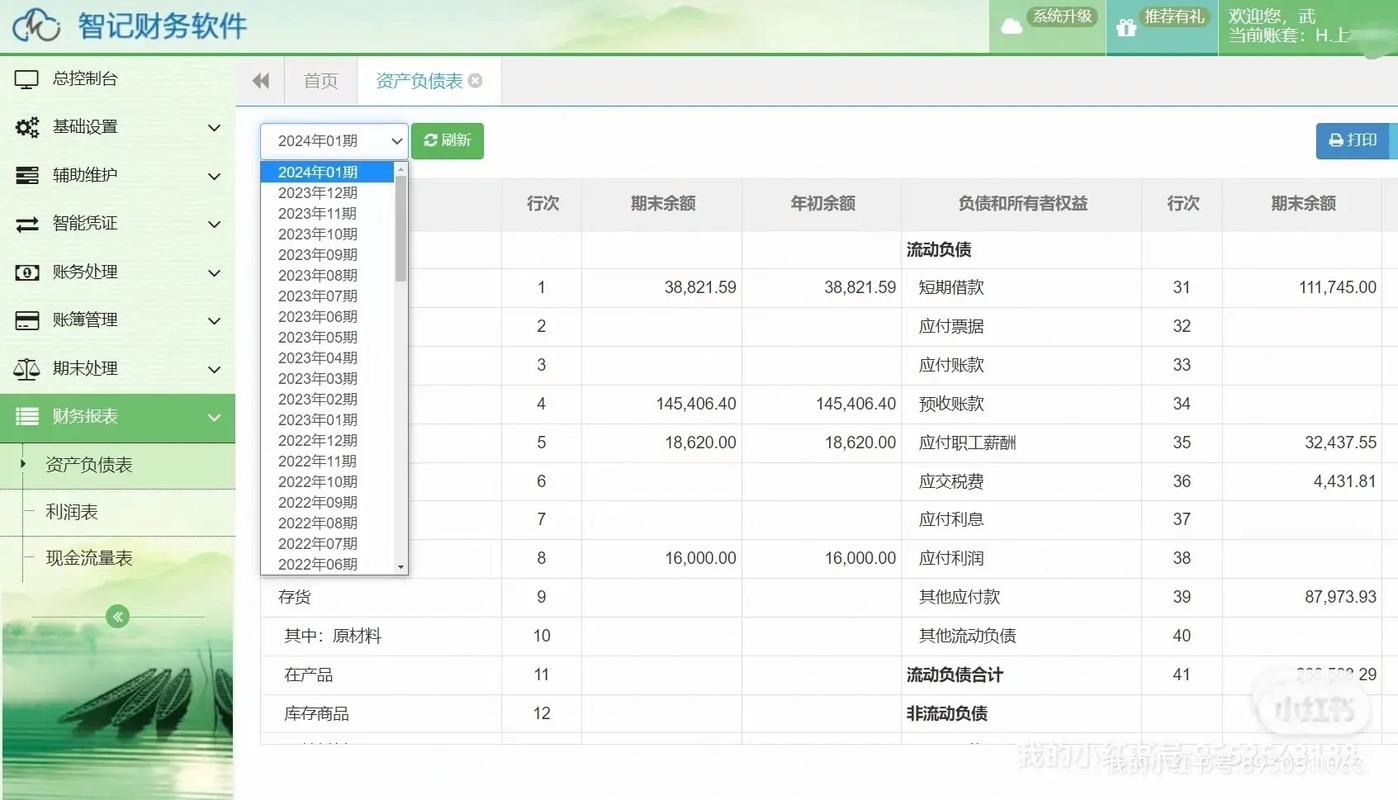 智记财务软件截图