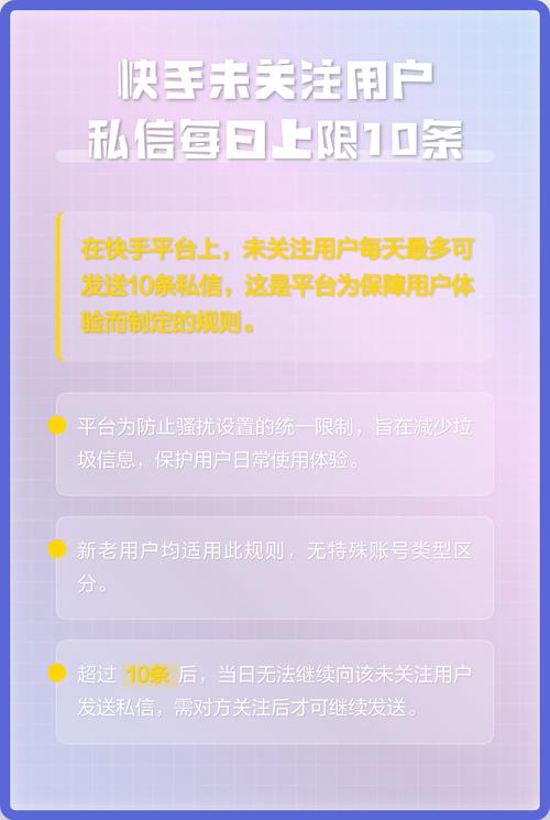 快手未关注的私信最多发几条图标