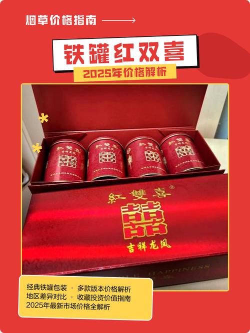 双喜铁罐50支烟价格图标