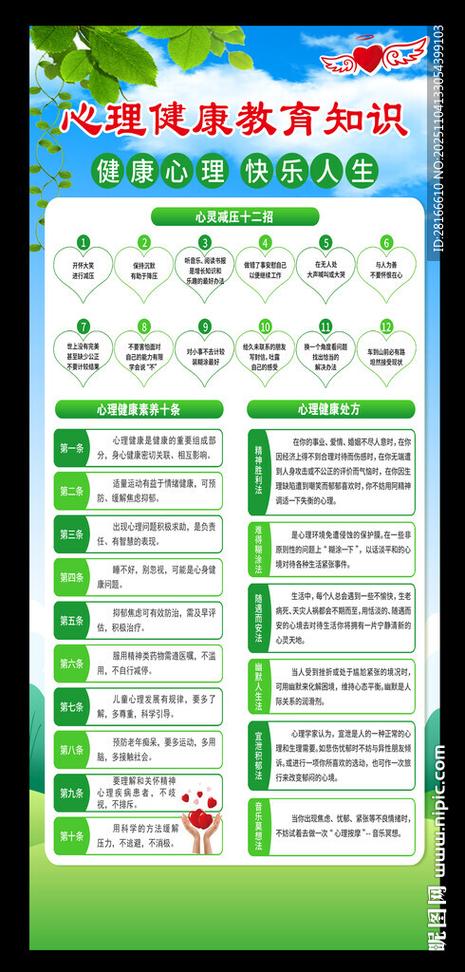 心理健康知识图标