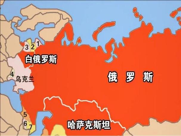 俄罗斯白俄罗斯地图图标