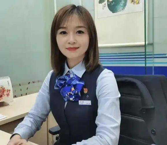 工行漂亮女职员图片图标
