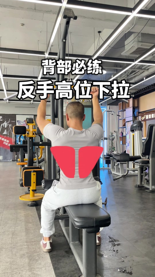 反手窄握高位下拉