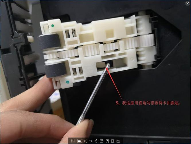 爱普生L6168更换搓纸轮