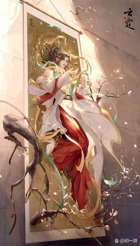 一手仗剑一手执花歌图标