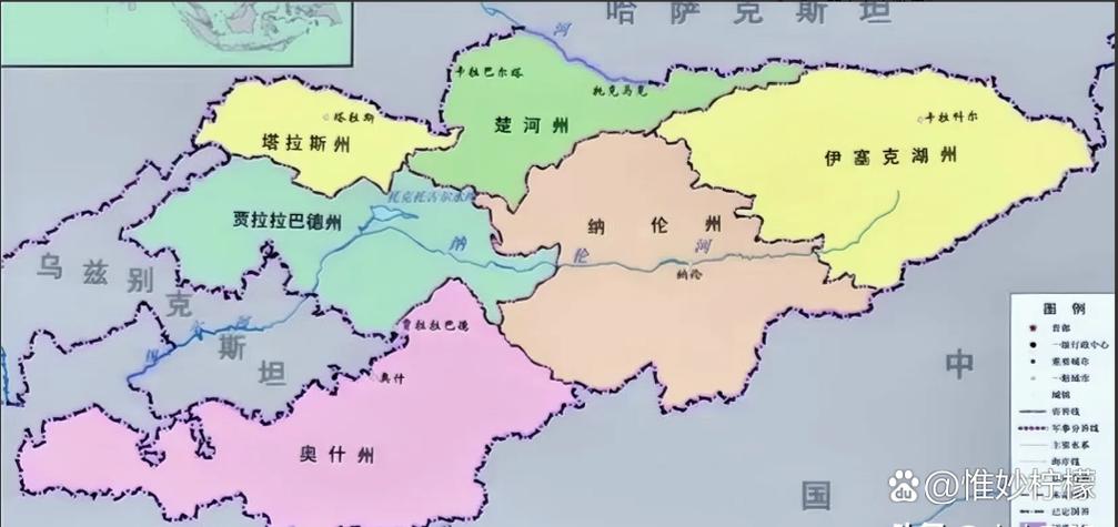 吉尔吉斯斯坦地图中文版高清图标