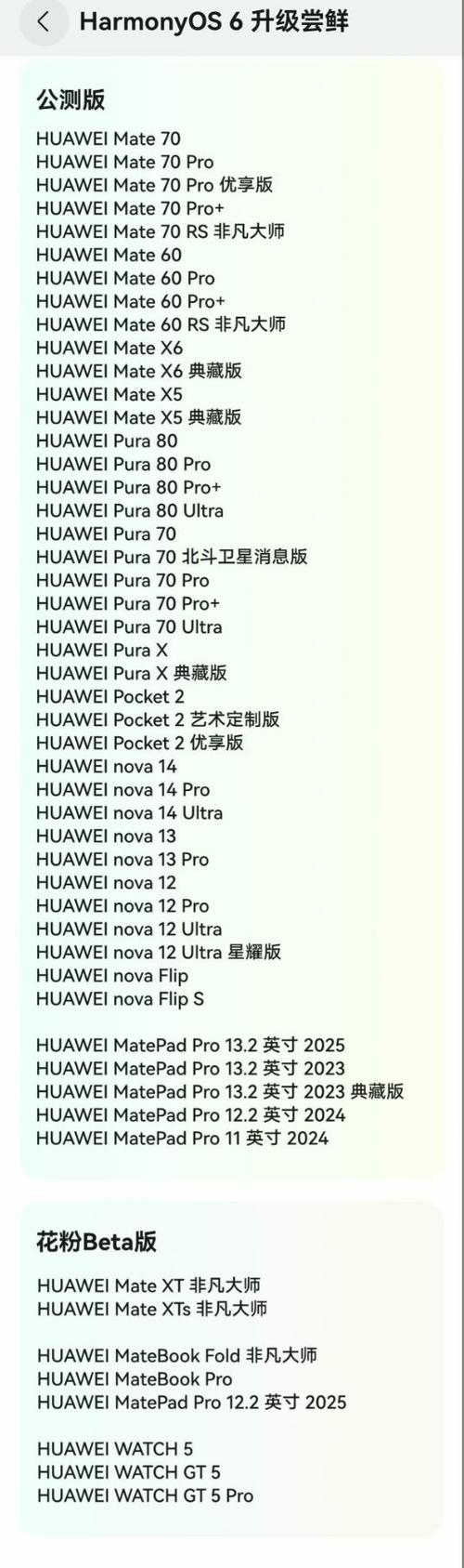 鸿蒙6.0系统名单图标