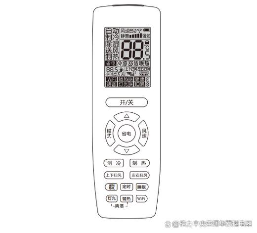 美的多联机防冷风灯闪图标