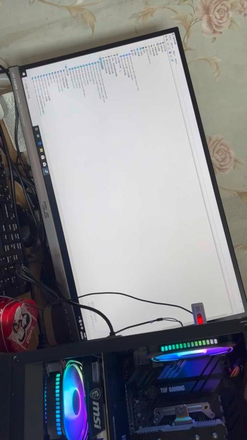 华硕显示器不亮黑屏