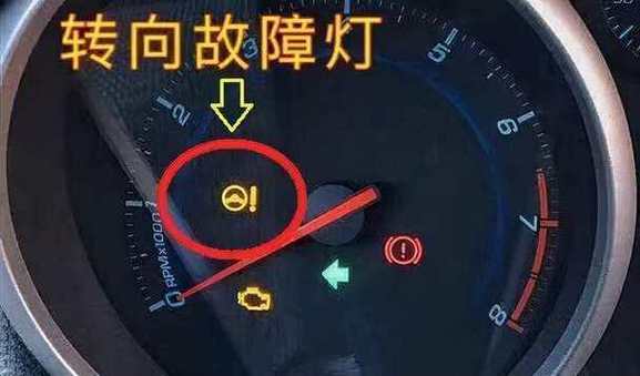 转向故障灯亮了又灭了图标
