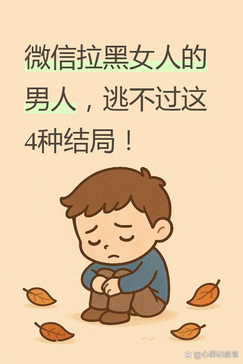 女人微信拉黑男人说明什么截图