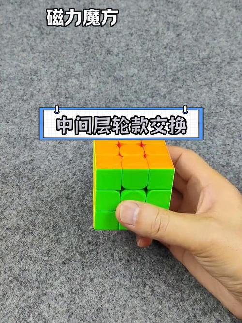 魔方顶层对面中心块互换