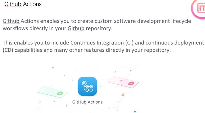 githubaction的作用图标