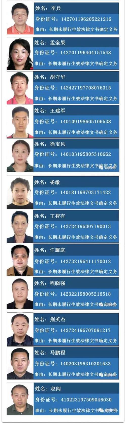 身份证号查询老赖