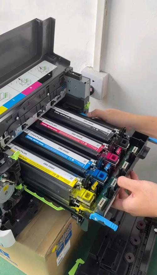 奔图M6700D打印机怎么加粉图标