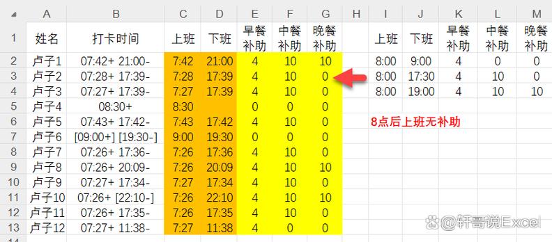 考勤打卡时间设置方法
