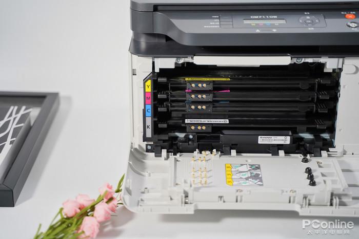 联想cm7120w更换废碳粉容器图标
