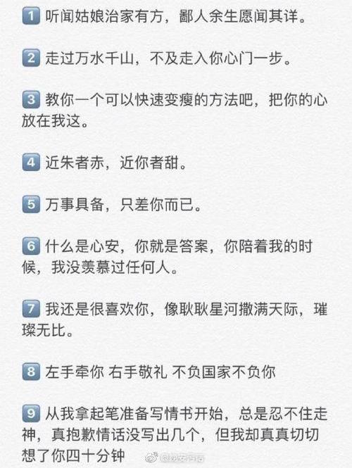 2019最火的撩妹情话图标
