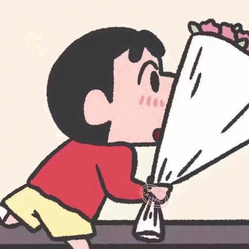 蜡笔小新情头一左一右图标