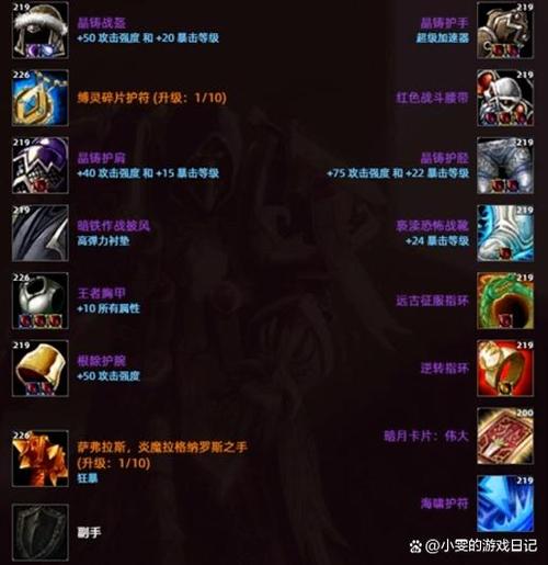魔兽世界惩戒骑毕业装备图标