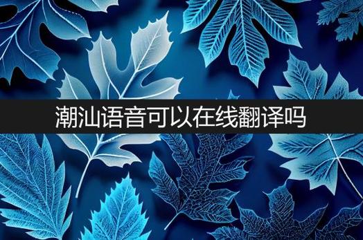 潮州话在线翻译图标