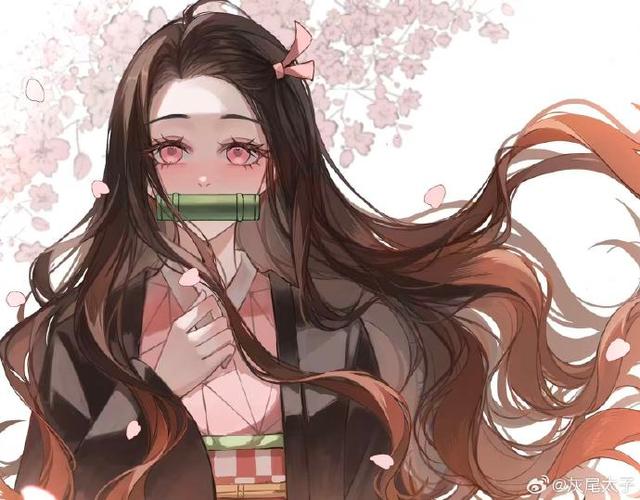 鬼灭之刃称豆子同人图标