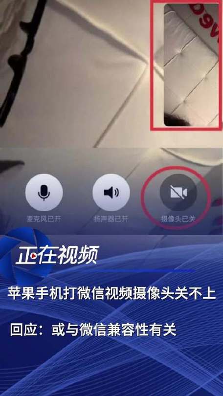 苹果手机视频切换不了摄像头截图