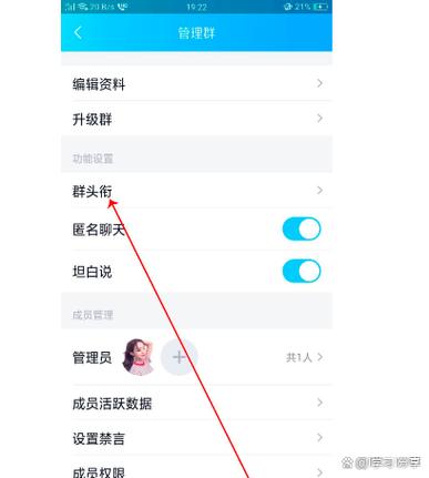 qq群怎么关闭头衔图标